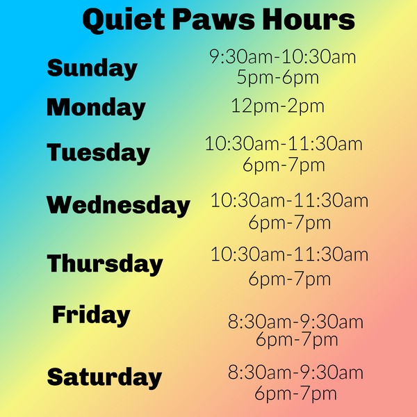 Quiet Paws Time - sPETakular